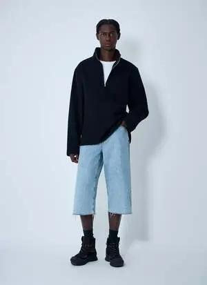 RIER Zip-up Fleece Sweatshirt