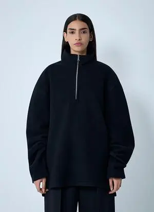 RIER Zip-up Fleece Sweatshirt