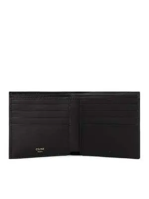 Celine Bi-fold Wallet In Triomphe Canvas