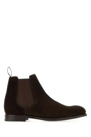 Church's Dark Suede Amberley 2.0 Ankle Boots - Brown