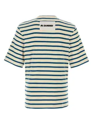 JIL SANDER Embroidered Cotton T-shirt