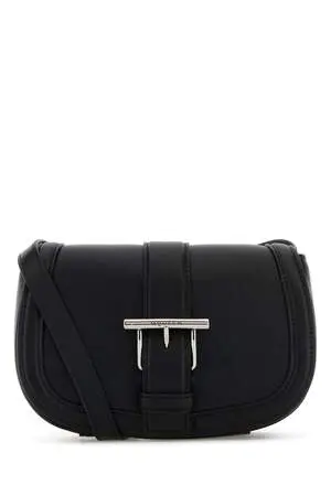 Alexander McQueen Leather Mini Satchel Crossbody Bag - Black