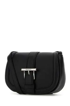 Alexander McQueen Leather Mini Satchel Cross Body Bag - Black