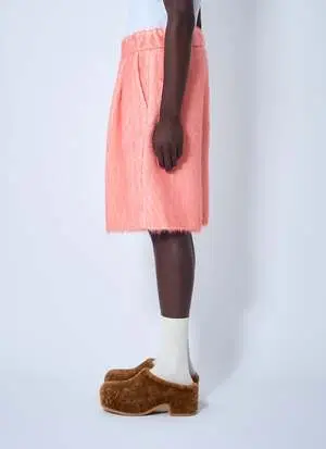 Dries Van Noten Brushed Wool Shorts