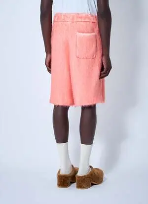 Dries Van Noten Brushed Wool Shorts