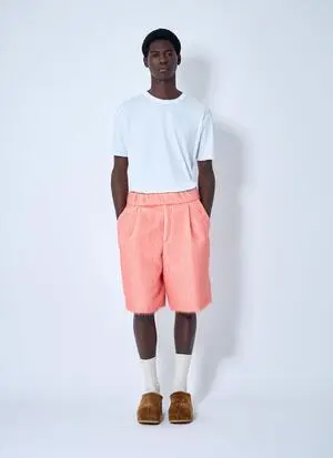Dries Van Noten Brushed Wool Shorts