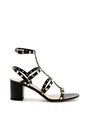 Valentino Garavani Rockstud Leather Sandals - Multicolor