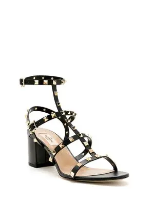 Valentino Garavani Rockstud Leather Sandals - Multicolor