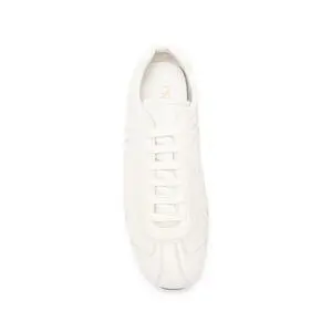 Prada Paneled Low-top Trainers - Cream