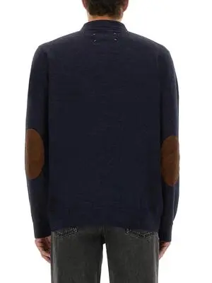 MAISON MARGIELA Wool Polo - Blue