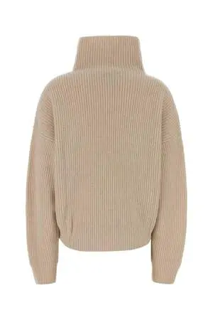Isabel Marant Étoile Ivory Wool Blend Oversize Brooke Sweater