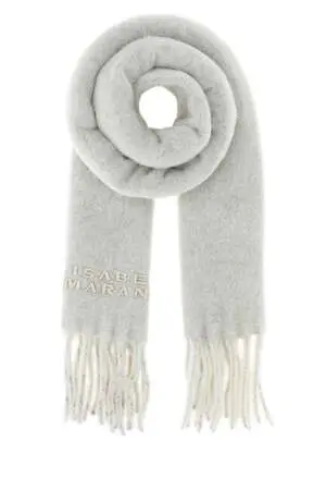Isabel Marant Étoile Light Grey Alpaca Blend Firny Scarf - Gray