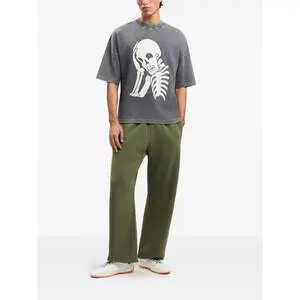 Palm Angels Grey Polo Shirts