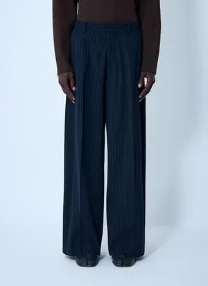 Acne Studios Pinstripe Tailored Pants - Blue