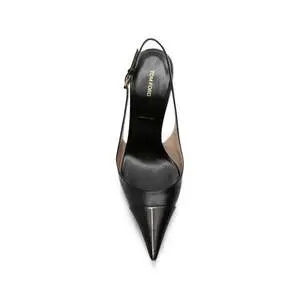TOM FORD Leather Pointed Toe Slingback Stiletto Pumps