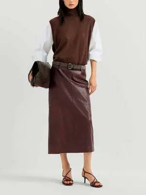 Brunello Cucinelli Sequined Turtleneck Vest - Multicolor