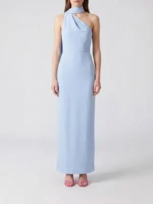 Solace London One-shoulder Dress - Blue