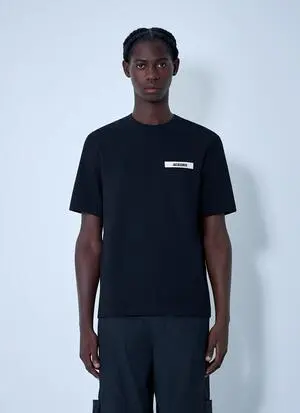 Jacquemus Le T-shirt Gros Grain - Black