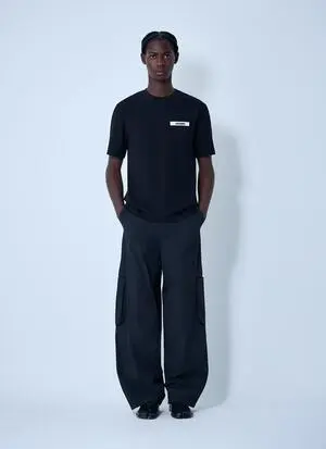 Jacquemus Le T-shirt Gros Grain - Black
