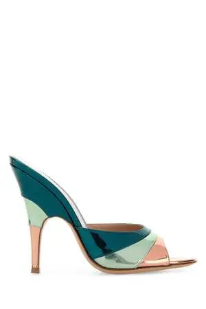 GIANVITO ROSSI Leather Marea Mules