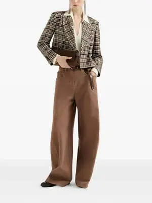 Brunello Cucinelli Silk Polo Blouse - Multicolor