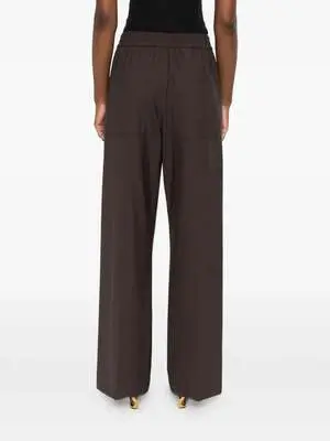 Brunello Cucinelli Wide-leg Wool Palazzo Pants - Multicolor