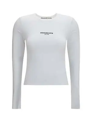 Alexander Wang Logo T-shirt - White