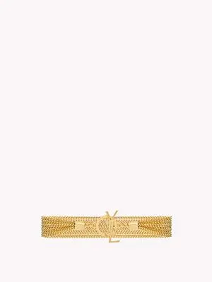 Saint Laurent Cassandre` Chain Bracelet