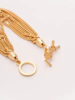 Saint Laurent Cassandre` Chain Bracelet