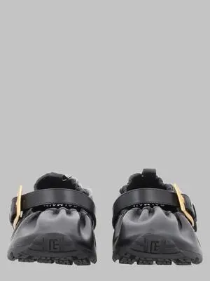 Balmain Anthem Ballerina Shoes - Black