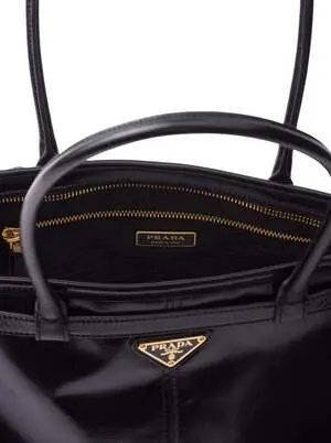 Prada Bonnie Large Leather Handbag