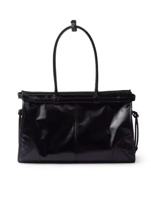 Prada Bonnie Leather Handbag - Black