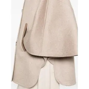 Max Mara Cashmere Double-breasted Cape - Cream