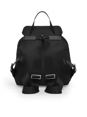 Prada Small Backpack In Re-nylon - Black
