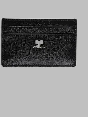 COURREGES Porta Carte Napplack - Black