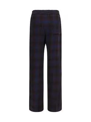Dries Van Noten Checked Trousers