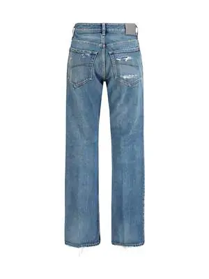 Balenciaga Straight-leg Denim Jeans - Blue