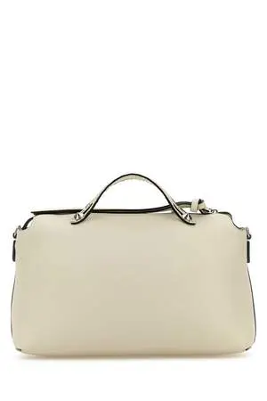 Fendi Ivory Leather Large The Way Handbag