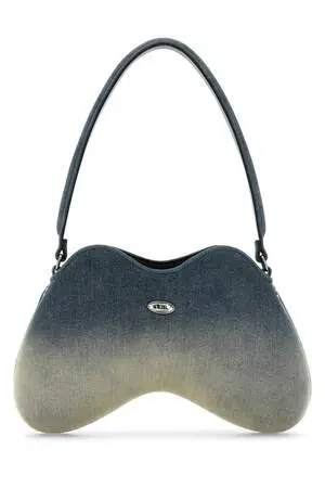 DIESEL® Denim Double-d Shoulder Bag - Blue
