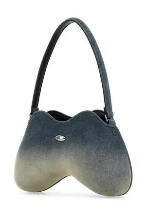 DIESEL® Denim Double-d Shoulder Bag - Blue