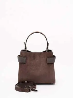 Brunello Cucinelli Soft Velour Crossbody Bag - Multicolor