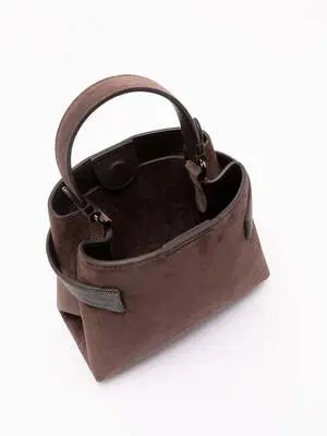 Brunello Cucinelli Soft Velour Crossbody Bag - Multicolor