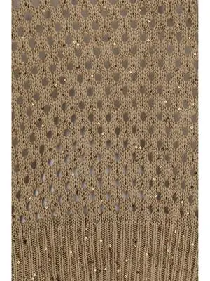 Max Mara Sequin Sweater - Cream
