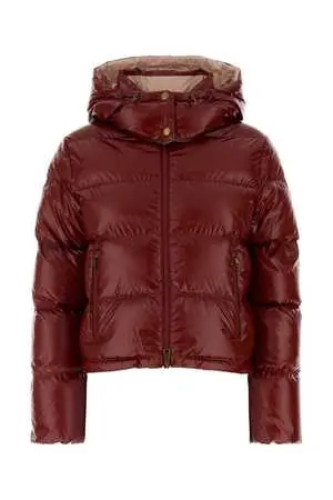 Moncler Nylon Niveole Down Jacket - Red