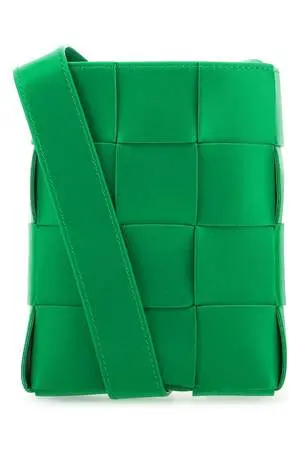 Bottega Veneta BOTTEGA VENETA Woven Leather Crossbody Bag Multicolor