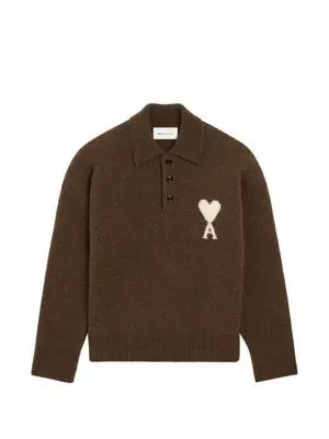 AMI Paris AMI Wool Polo Sweater Multicolor