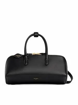 Alaïa Alaia Women Small Delta Bag In Box Calfskin Black
