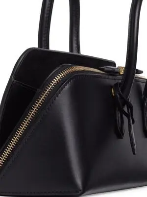Alaïa Small Delta Bag In Box Calfskin - Black