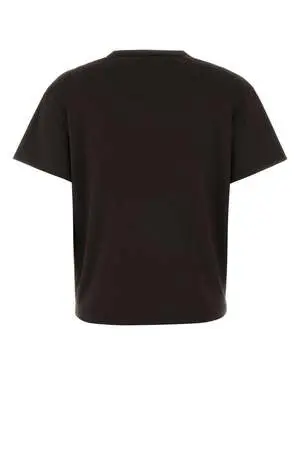 JIL SANDER Dark Stretch Polyester T-shirt - Brown