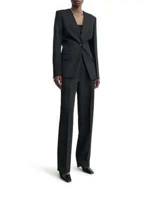 TOTEME Single-breasted Wool Blend Blazer